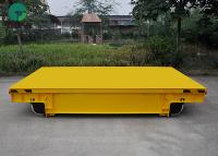 China Steel Industry Flatbed Electric Rail 50t Transfer Cart With Wheels for sale