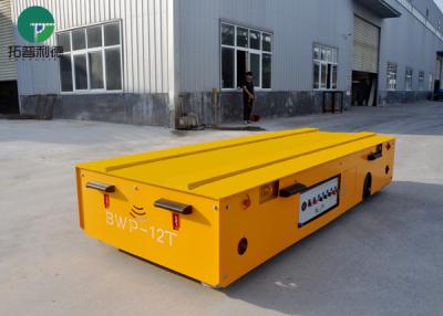 China 40t aluminum tank handling electric trackless transfer trolley for sale