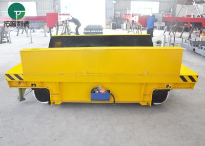 China Construction Site 25t Transfer Steel Coil Handling Rail Dolly for sale