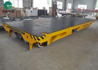 China Cast Steel Wheel Handling 60t Metal Plate Railway Guided Transfer Cart for sale