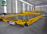 China Long Lifetime 20 Ton Metal Plate Handling Motorized Rail Transfer Cart for sale