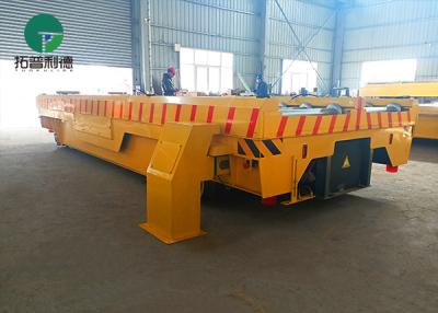 China Factory Apply 45 Ton Large Capacity Roller Electric Rail Transfer Cart for sale