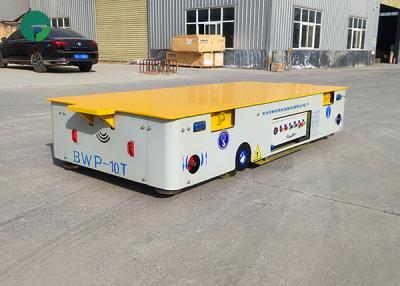 China Battery Operated 10 Ton Material Handling Electric Trackless Transfer Trolley for sale