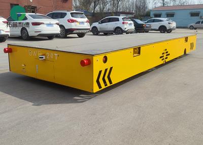China 20t Metal Ore Factory Apply Electric 4 Wheels Steerable Transfer Cart for sale