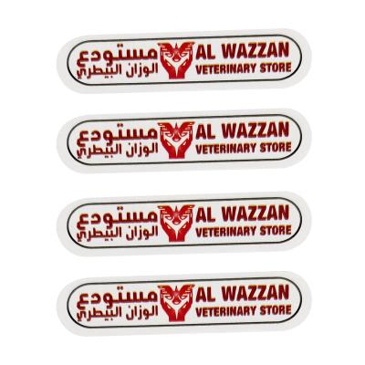 China Custom Waterproof Vinyl PVC Label Sticker Transparent Clear Label Logo for sale