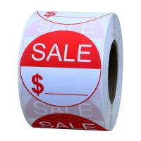 China Custom Logo Retail Store Paper Label Sticker Waterproof for sale