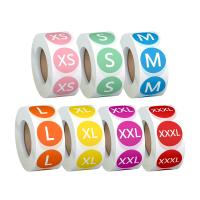China Custom Size Coated Paper Sticker Label For Clothing Garment for sale