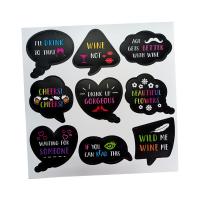 China Custom Text Printed Waterproof Label Stickers PVC Vinyl Die Cut Logo for sale