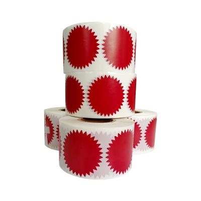 China Embossed Foil Round Gear Stickers Gold Foil For Certificates Awards for sale