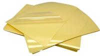 China Vinyl Glossy Transparent PVC Label Sticker A4 Paper for Inkjet Or Laser Printer for sale