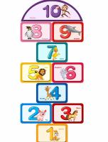 China Custom Removable Vinyl Floor Decals Stickers Number Animal Cartoon For Home Decor for sale