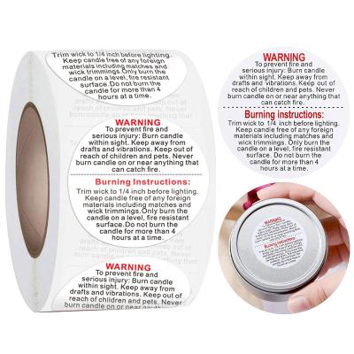China Warning Attention PVC Label Sticker For Shipping Transportation for sale