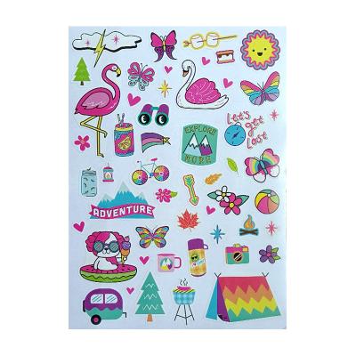 China Personalized Printing Kiss Cut Waterproof Pvc Cartoon Stickers On Sheet for sale