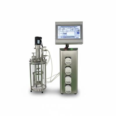 China 5L Full Glass Fermenter 0.15 Mpa Lab Fermenter SXC-GF-5L For Microbial Culture for sale