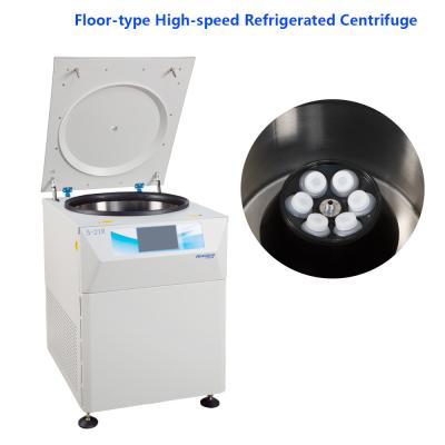 China Low Noise Refrigerated Laboratory Centrifuge 21000 RPM High RPM Centrifuge Fast Cooling for sale
