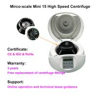 China 15000rpm Mini Centrifuge Machine Customizable Small Lab Centrifuge Low Noise For DNA, RNA And Blood Samples for sale
