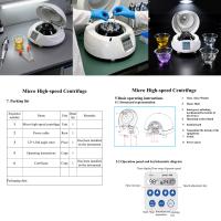 China 15000rpm Mini Centrifuge Machine Customizable Small Lab Centrifuge Low Noise For DNA, RNA And Blood Samples for sale