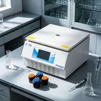 China Compact Table Top Low Speed Centrifuge 4000rpm Clinical Lab Centrifuge for sale
