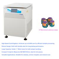 China Floor Standing High Speed Centrifuge 6000RPM Large Capacity Centrifuges 1.5kw for sale