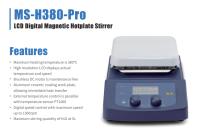 China 100rpm - 1500rpm Magnetic Hotplate Stirrer 380°C LCD Digital Hotplate Stirrer  For Laboratory Research for sale