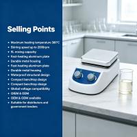 China 2000 RPM Lab Vortex Mixer 5L Capacity Heating Magnetic Stirrer For Laboratory Use for sale