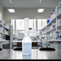 China Chemical Resistant Laboratory Bottle Top Dispenser 1mL - 60mL Lab Liquid Dispenser for sale