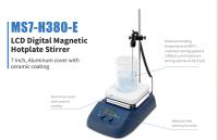 China 80rpm - 1500rpm Digital Hot Plate Stirrer 7 Inch LCD Heated Magnetic Stirrer for sale