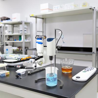 China 200RPM - 2500RPM Lab Overhead Stirrer OLED Digital Overhead Stirrer 10L 10000mPas CE for sale