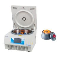China 4000rpm Benchtop Centrifuge 3437xg RCF Centrifuge Machine Hybrid Rotor Touchscreen Control for sale