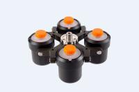 China Lightweight Swing Out Rotor NCP Swing Bucket Rotor 4x250mL 57% Lighter Than Aluminum for sale
