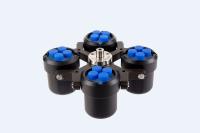 China Lightweight Swing Out Rotor NCP Swing Bucket Rotor 4x250mL 57% Lighter Than Aluminum for sale
