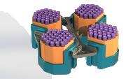 China Rugged Centrifuge Rotor 4x750mL Horizontal Rotor For Blood Tube Decapping And High Throughput for sale