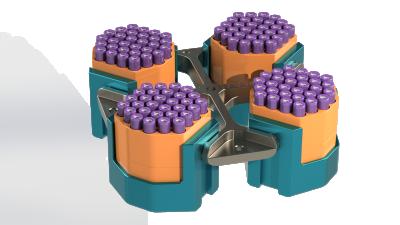 China Rugged Centrifuge Rotor 4x750mL Horizontal Rotor For Blood Tube Decapping And High Throughput for sale