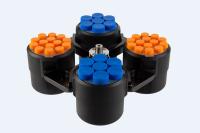 China Rugged Centrifuge Rotor 4x750mL Horizontal Rotor For Blood Tube Decapping And High Throughput for sale