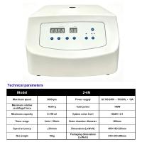 China 2-4N Low Speed Laboratory Centrifuge 6000rpm Compact Benchtop Model New Arrival for sale