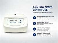 China 2-4N Low Speed Laboratory Centrifuge 6000rpm Compact Benchtop Model New Arrival for sale
