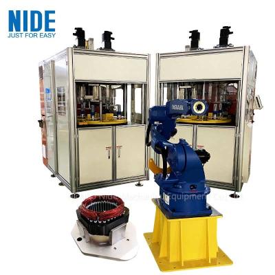 China Motor Stator Automatic Coil Winding Inserting Machine Single Phase for sale