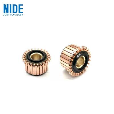 China Customize 24P Tooth Copper Shell Electric Motor Commutator 10 x 28.2 x 20mm for sale