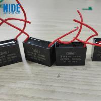 China CBB61 Air Conditioner Ceiling Fan Capacitor - 2 Wire 3UF 450V AC 60Hz for sale