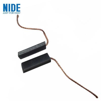China Motor Carbon Brush Set Spare Parts For Drum Washing Machine 5 x 12.5 x 42 for sale