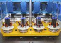 China Reliable Stator Winding Machine , Automatic Coil Winder Eight Working Stations for sale