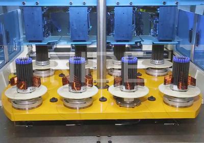 China Reliable Stator Winding Machine , Automatic Coil Winder Eight Working Stations for sale