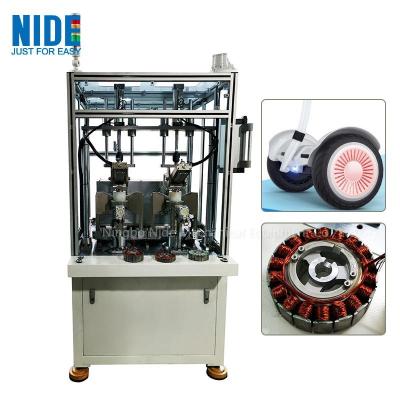 China 2 Stations Wheel Hub Motor Stator Winding Machine Automatic Self Balance Scooter for sale
