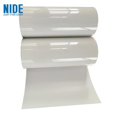 China 6021 Motor Insulating Paper Milky White PET Insulating Film Slot Paper for sale