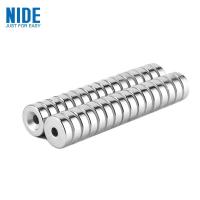 China Round Custom Strong Neodymium Magnets With Hole for sale