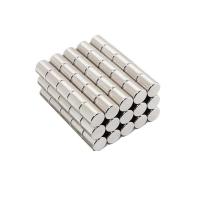 China 5 X 6mm Multi Use Cylindrical Neodymium Magnets For Refrigerators for sale