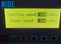 China Stator Insulation Paper Cutting Machine 1100 * 850 * 1200mm For Inserting Wedge for sale