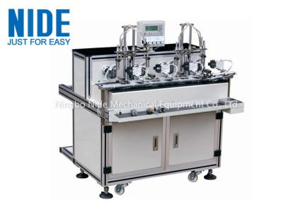 China Double Station Armature Electrical Motor Winding Machine / Small Rotor Winder for sale