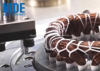 China 4 Stations Electric Motor Stator Wire Lace Machine / Blue Coil Lacer Machine for sale