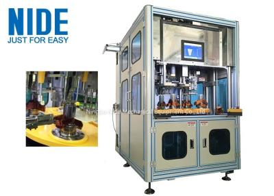 China Efficent Automatic Coil Winding Machine / Wire Coil Inserting Machine Four Working Station for sale